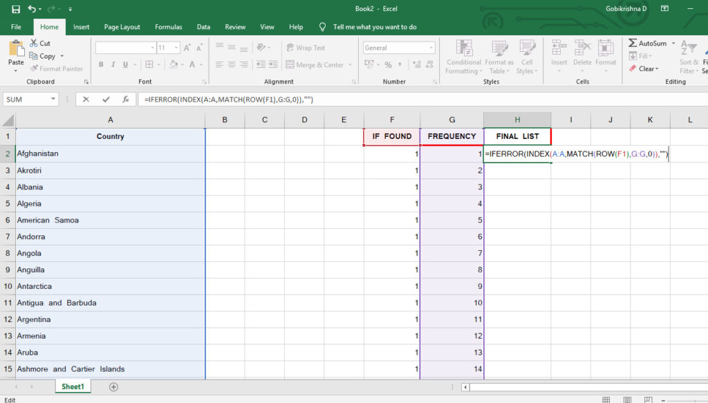 Create a Multiple Searchable Drop Down List (Even Another sheets) in Excel – Just Like Google ...