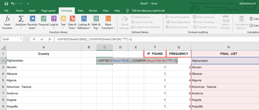 Create a Multiple Searchable Drop Down List (Even Another sheets) in Excel – Just Like Google ...
